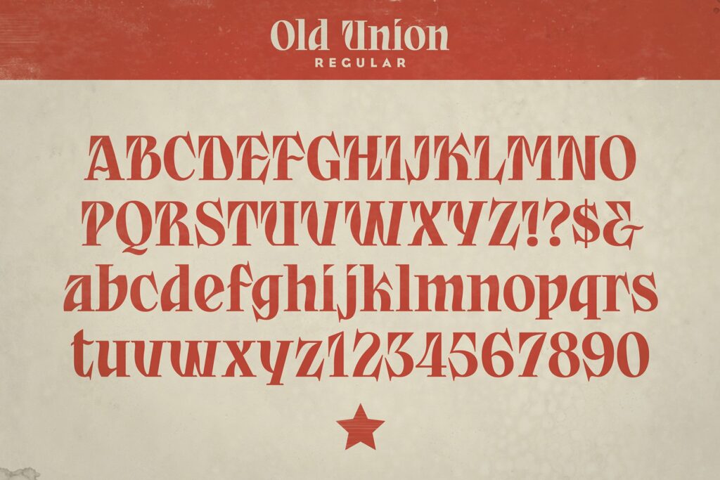 Old Union Font – MasterBundles