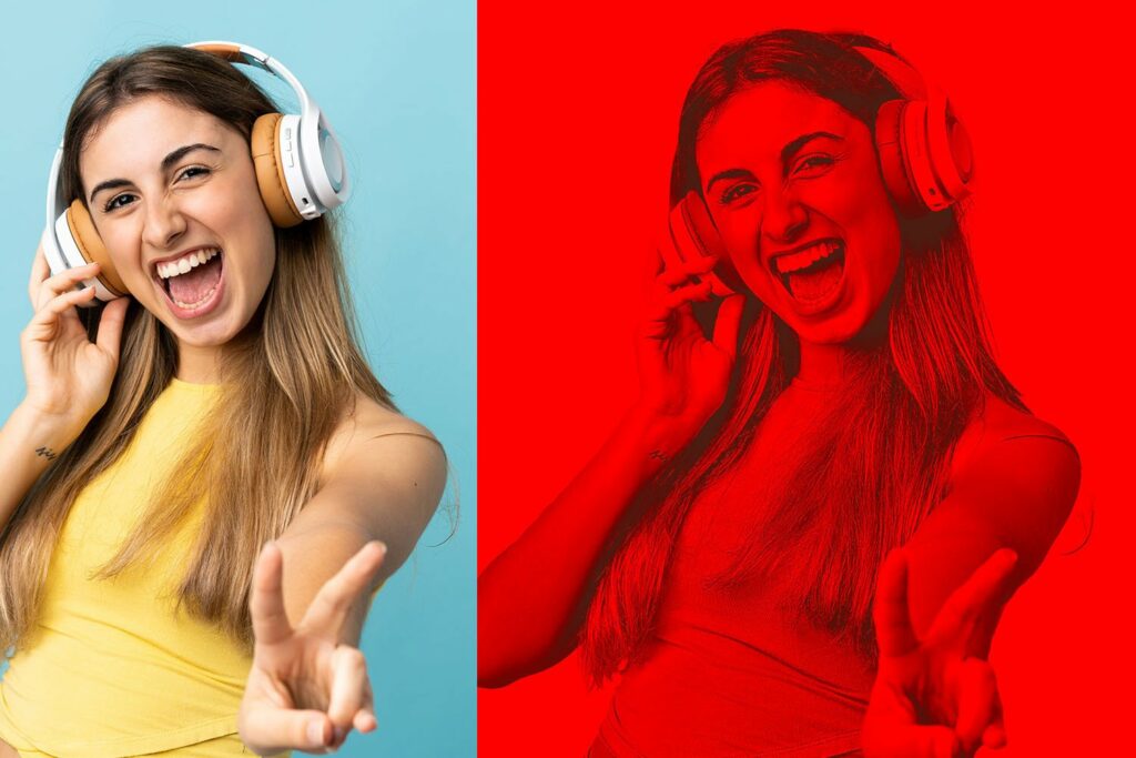 One Color Effect Photoshop Action – MasterBundles