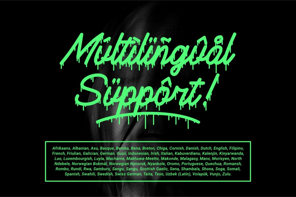 Onedrips - Graffiti Script Fonts – MasterBundles