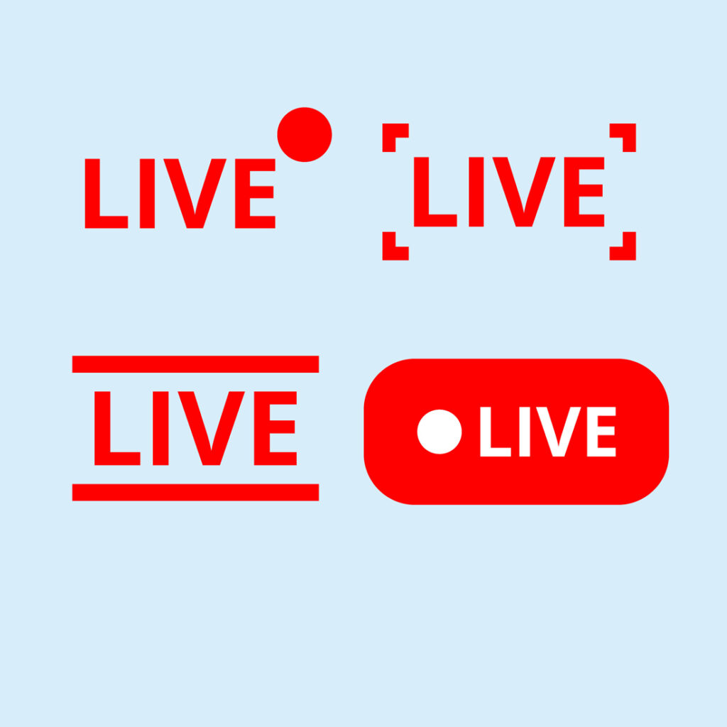 YouTube Live Subscribe Vector Set - MasterBundles