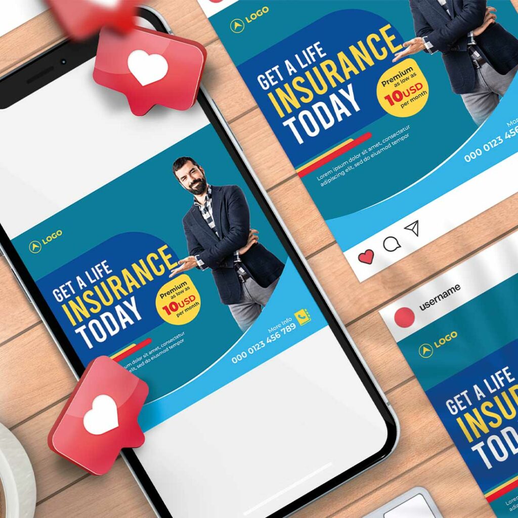 Social Media Design Facebook Instagram Post Design Template - MasterBundles