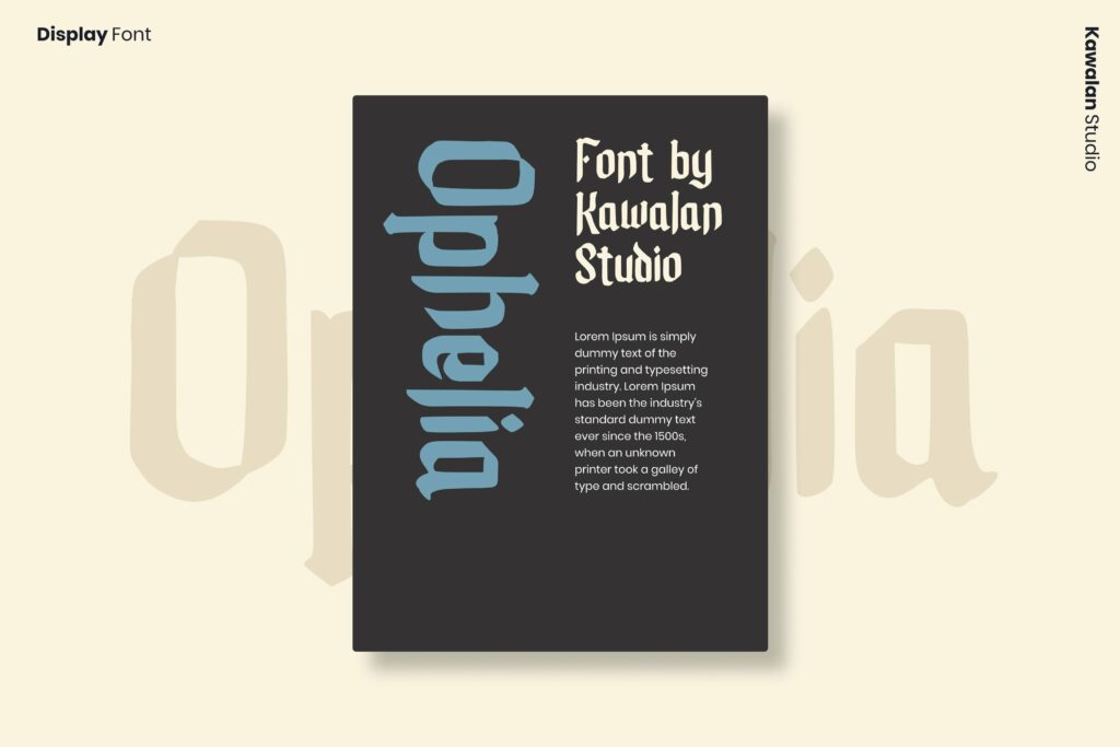 Ophelia | Display Font – MasterBundles