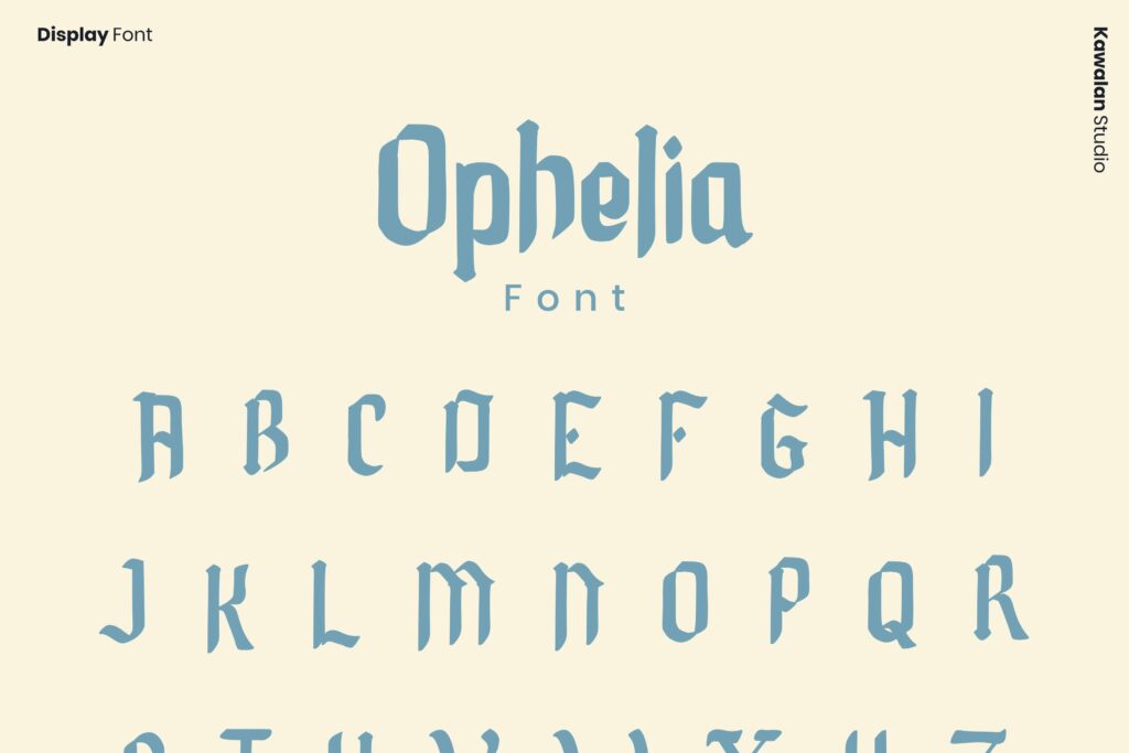 Ophelia | Display Font – MasterBundles