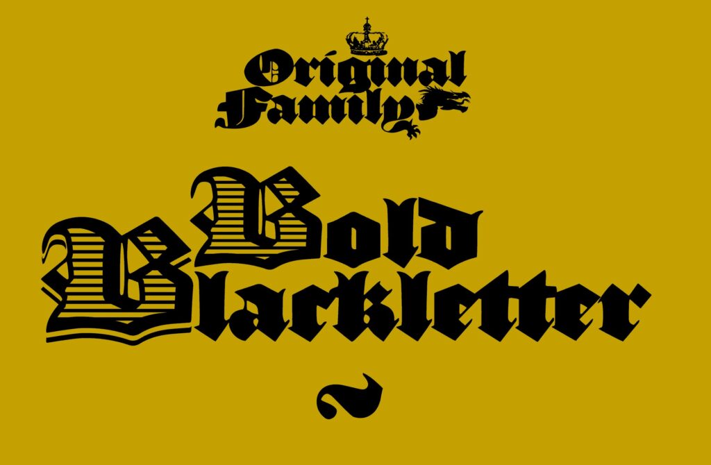 Original — 4 Bold Blackletter Fonts – MasterBundles