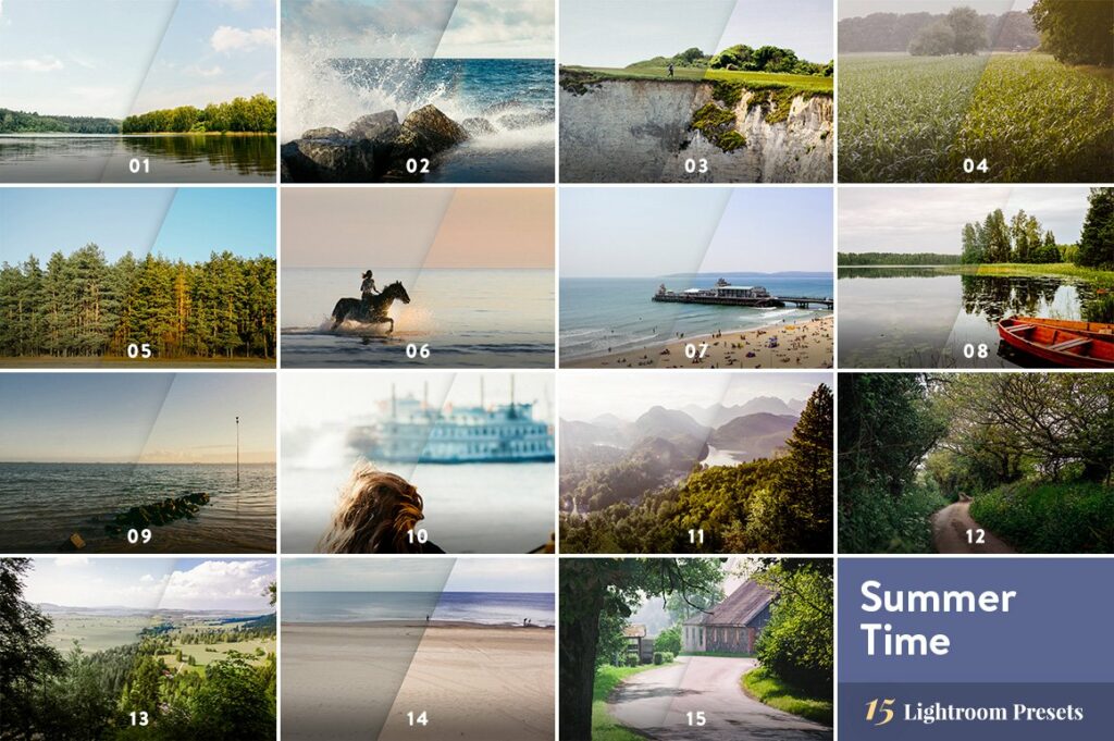 Lightroom Presets for Summer Scenes – MasterBundles