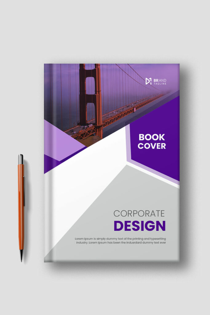 Corporate Book Cover Design Template - MasterBundles