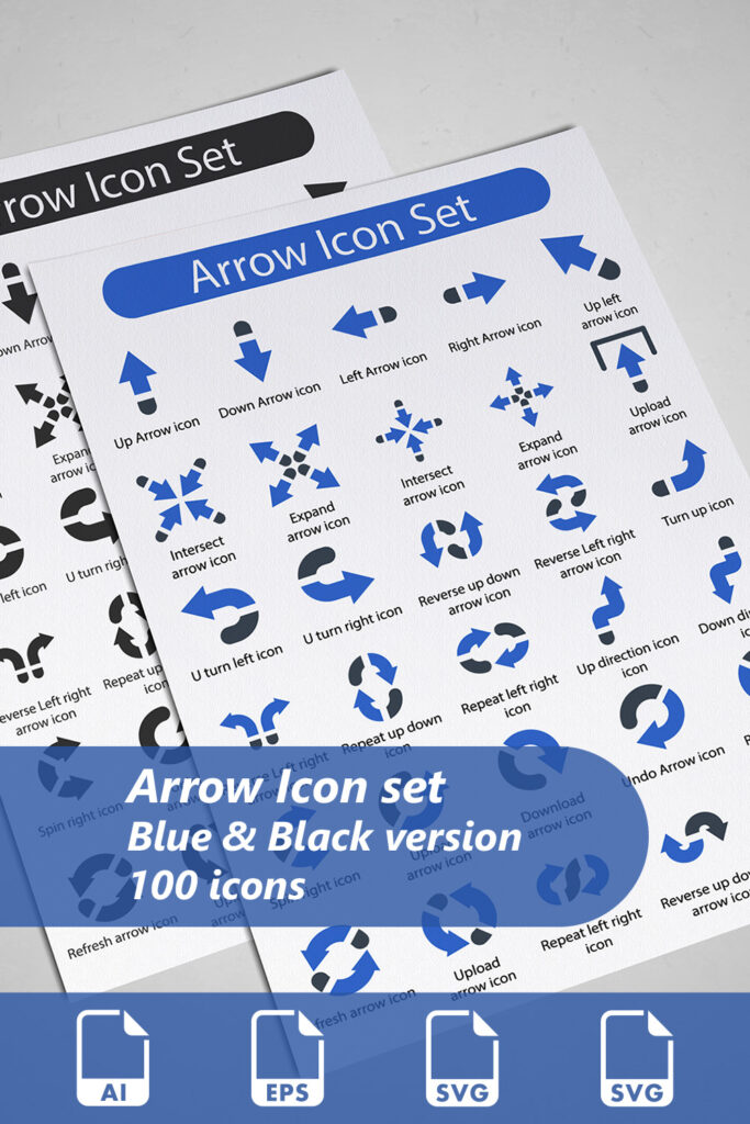 Arrow Icon Set - MasterBundles