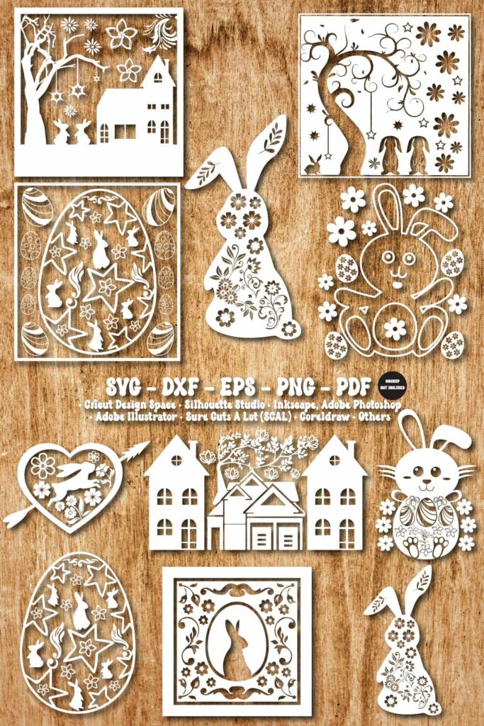 Easter Laser/paper Cut Bundle - MasterBundles