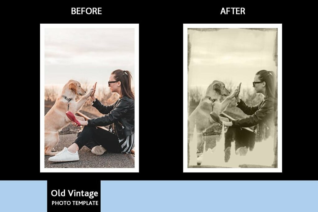 Old Vintage Photo Template – MasterBundles