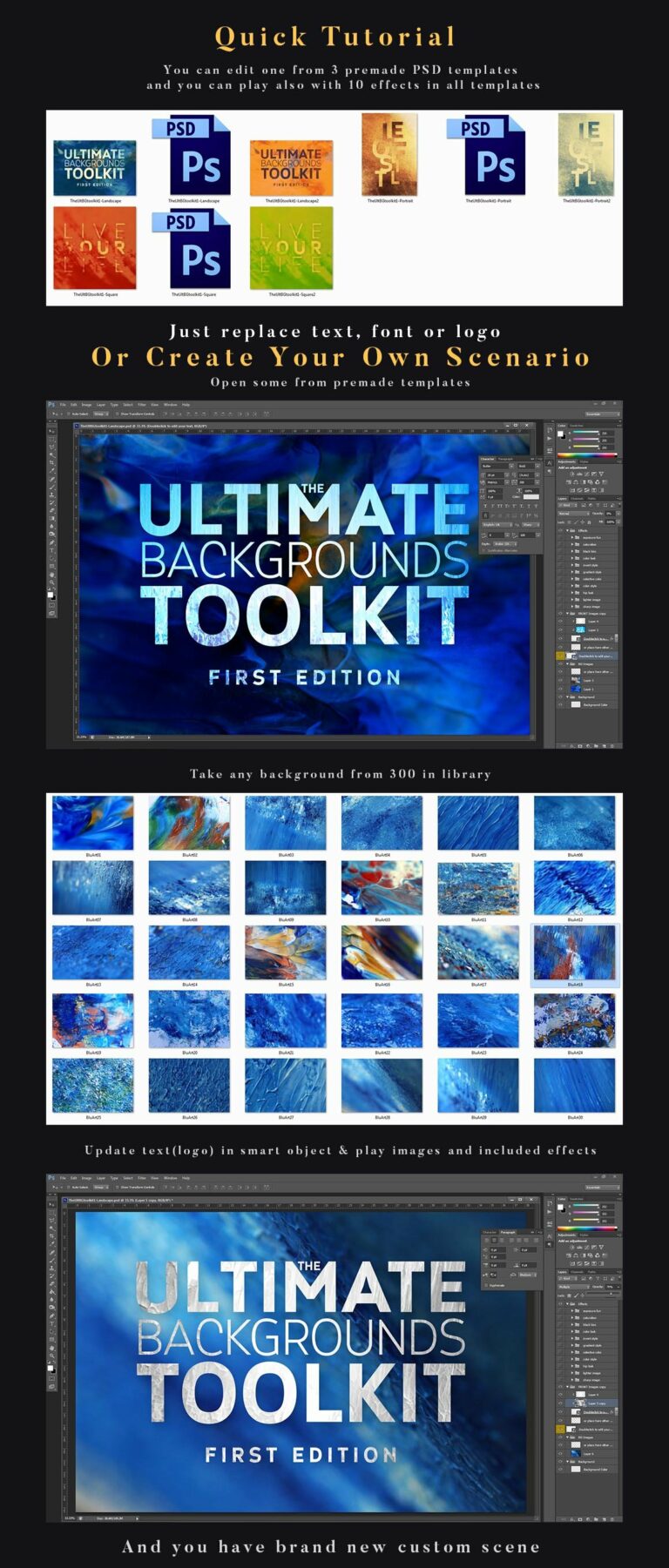 The Ultimate Backgrounds Toolkit 1 – MasterBundles