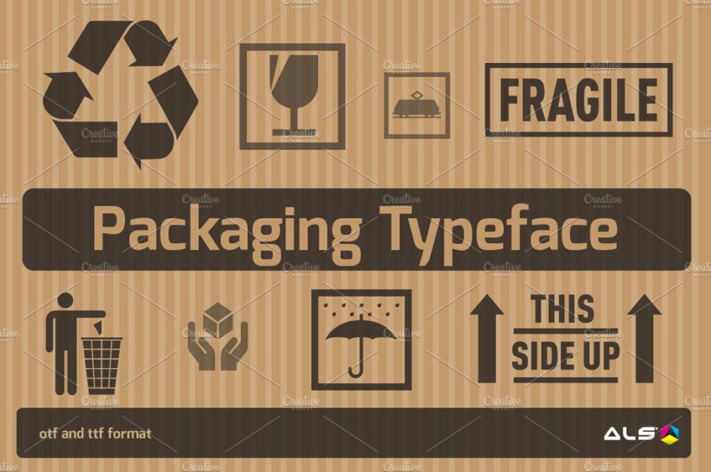 Packaging Typeface – MasterBundles