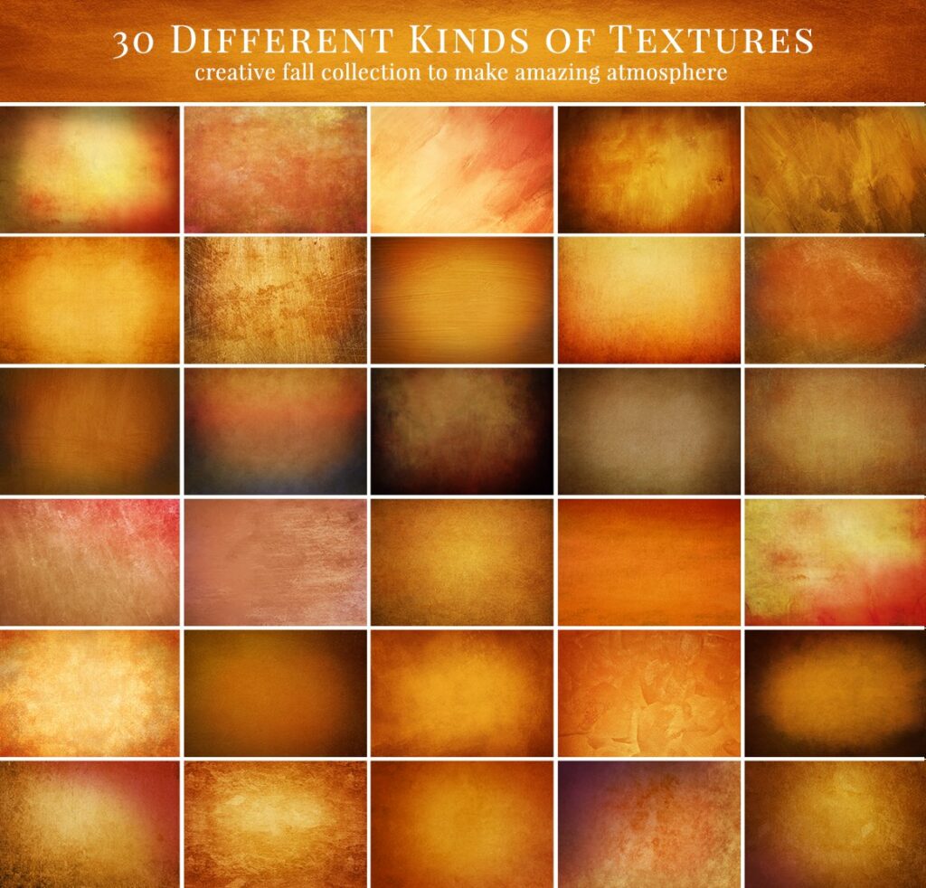 Warm Fall Textures Collection – MasterBundles