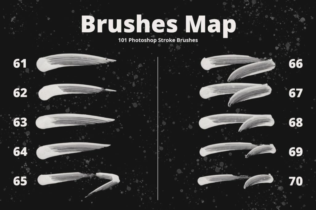 101 Photoshop Paint Stroke Brushes – MasterBundles
