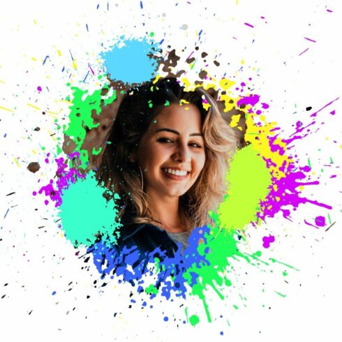 Paint Splatter Photo Effect Psd – MasterBundles