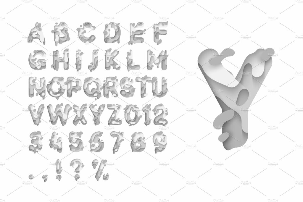 PAPER style OTF-SVG Font – MasterBundles