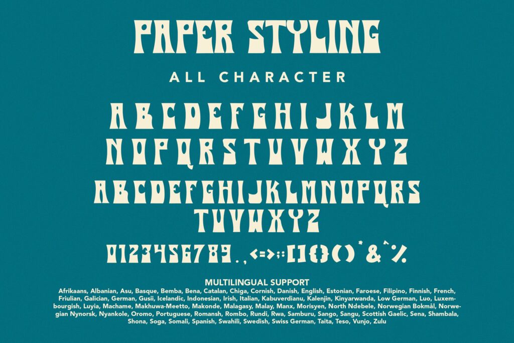 PaperStyling - Display Font – MasterBundles