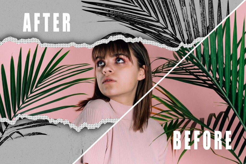 Torn Paper Sketch Photo Effect – MasterBundles