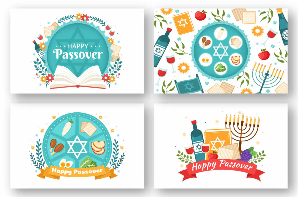 16 Happy Passover Jewish Holiday Illustration - MasterBundles