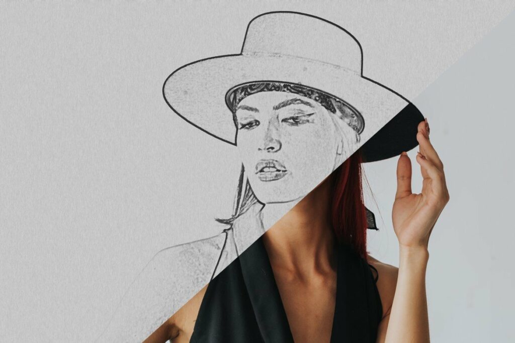 Pencil Art Photo Effect Psd – MasterBundles