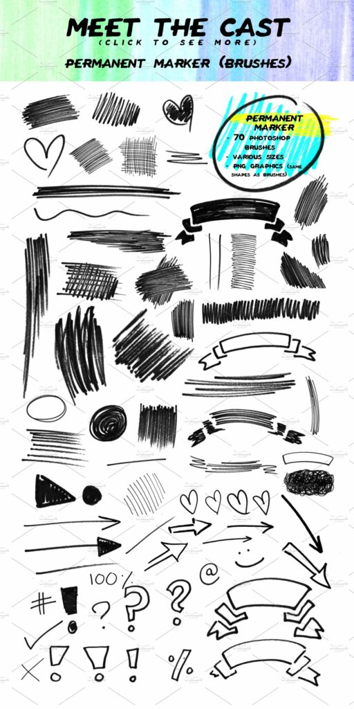 Permanent Marker Designers Kit Vol.1 – MasterBundles