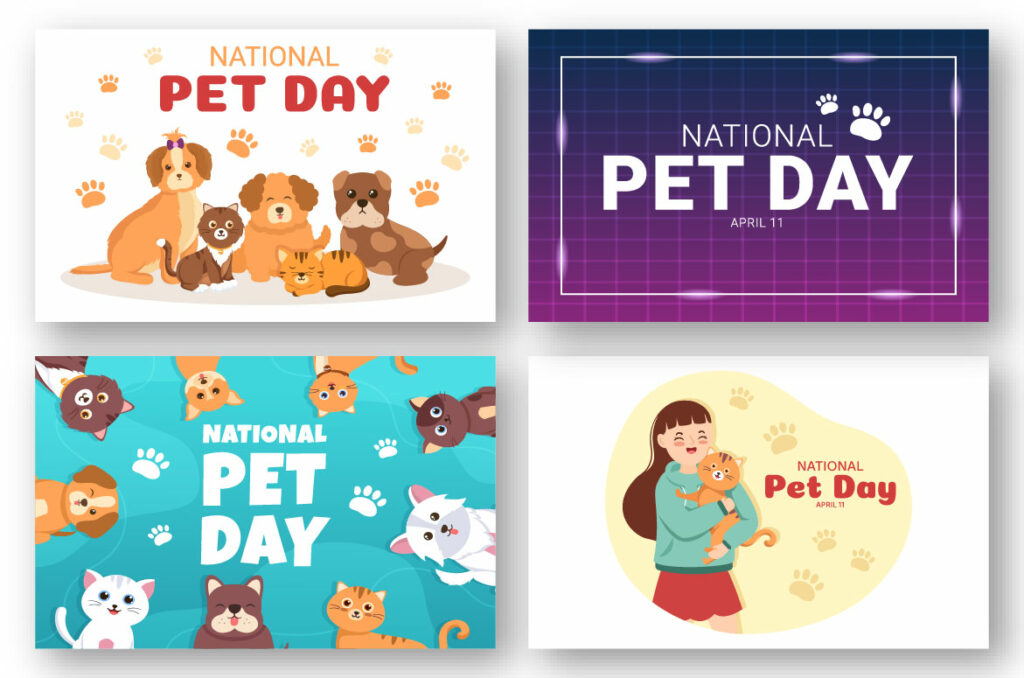 16 National Pet Day Illustration - MasterBundles