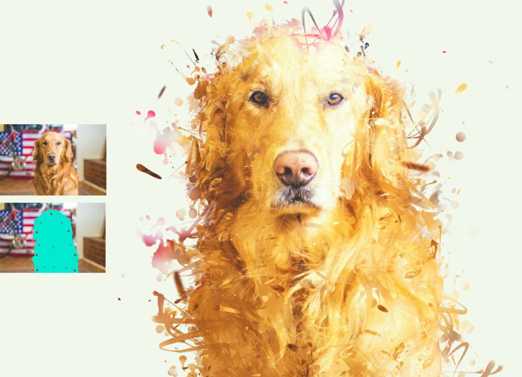 Ink Dispersion Photoshop Action – MasterBundles