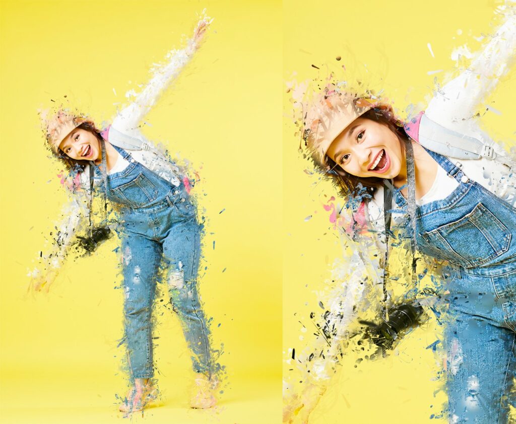 Ink Dispersion Photoshop Action – MasterBundles