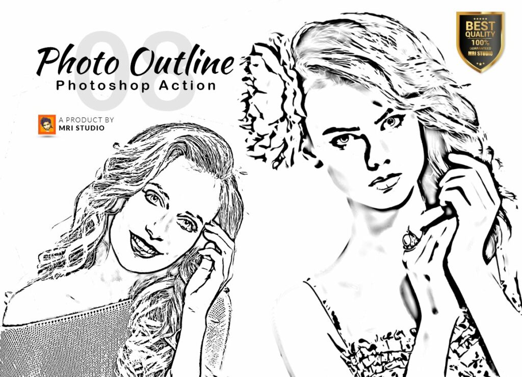 Photo Outline Action – MasterBundles