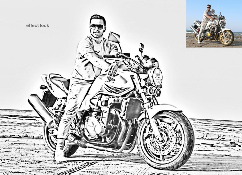 Photo Outline Action – MasterBundles