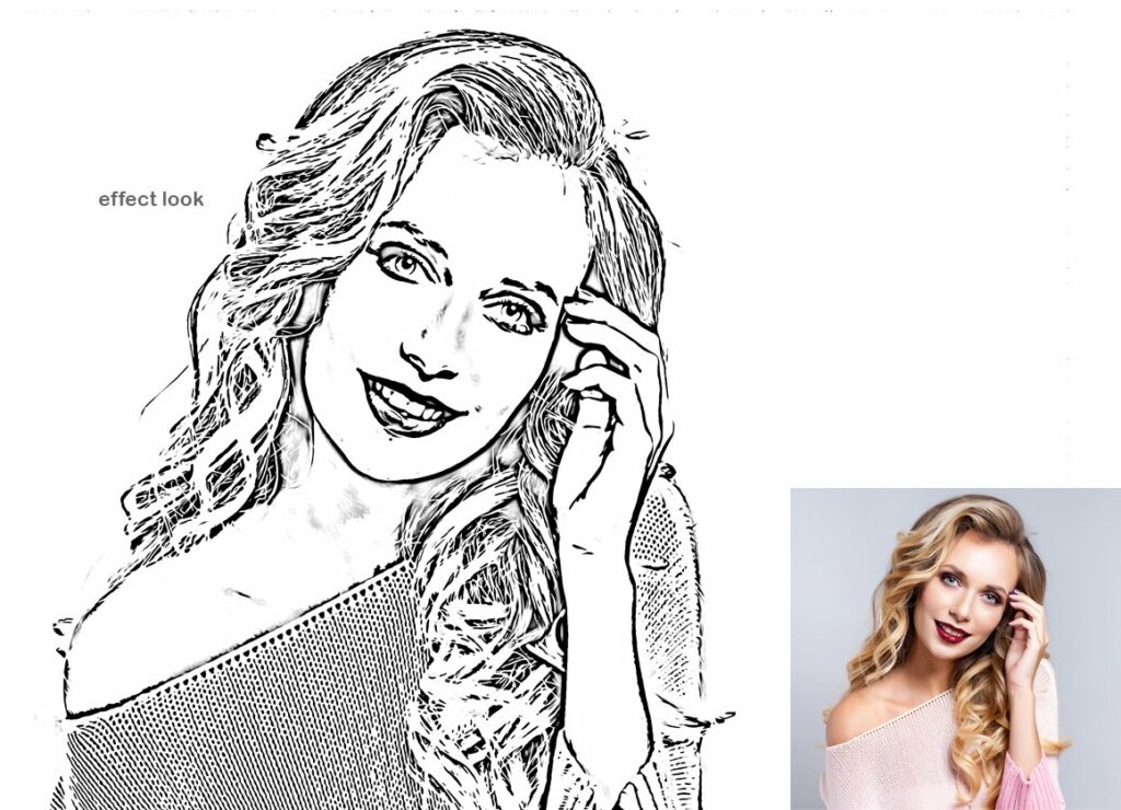 Photo Outline Action – MasterBundles
