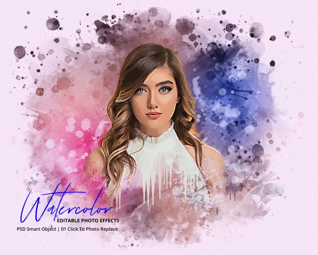 Editable Colorful Painting Effect – MasterBundles