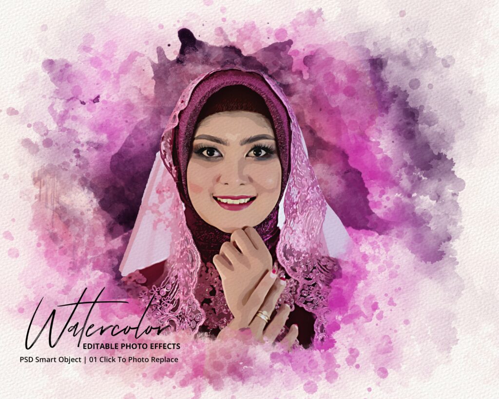 Editable Colorful Painting Effect – MasterBundles