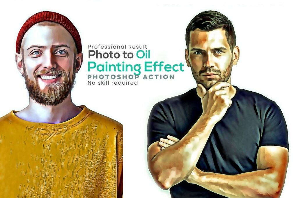 Photo to Oil Painting Effect - MasterBundles