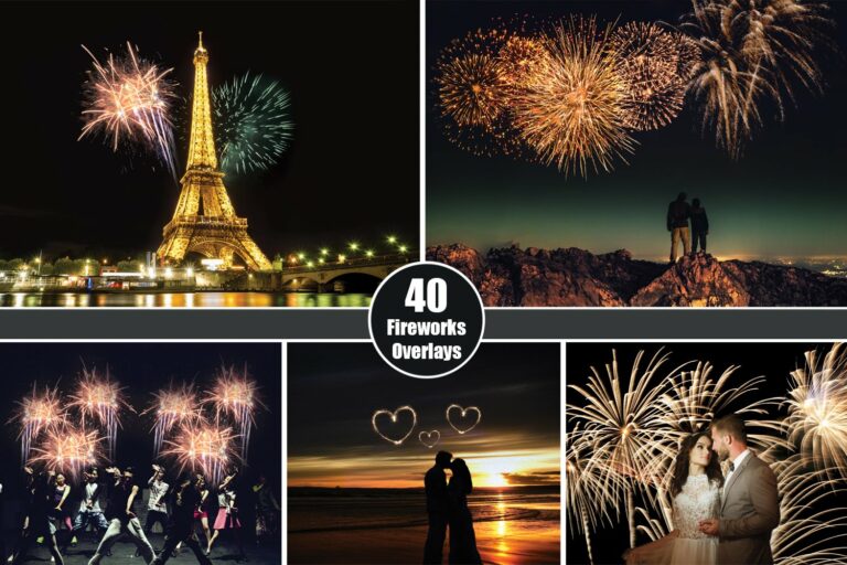Firework Photo Overlays – MasterBundles