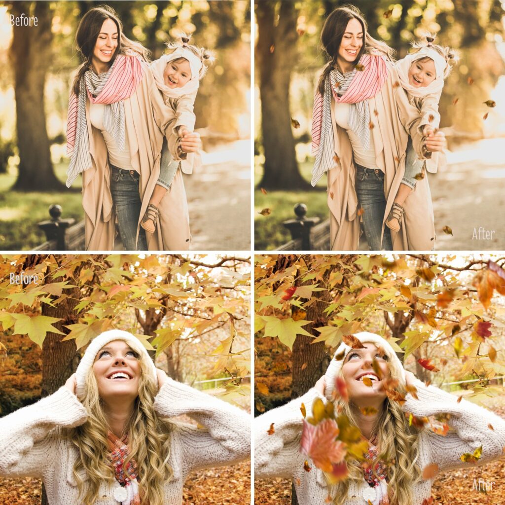 40 Autumn Leaves Overlays – MasterBundles