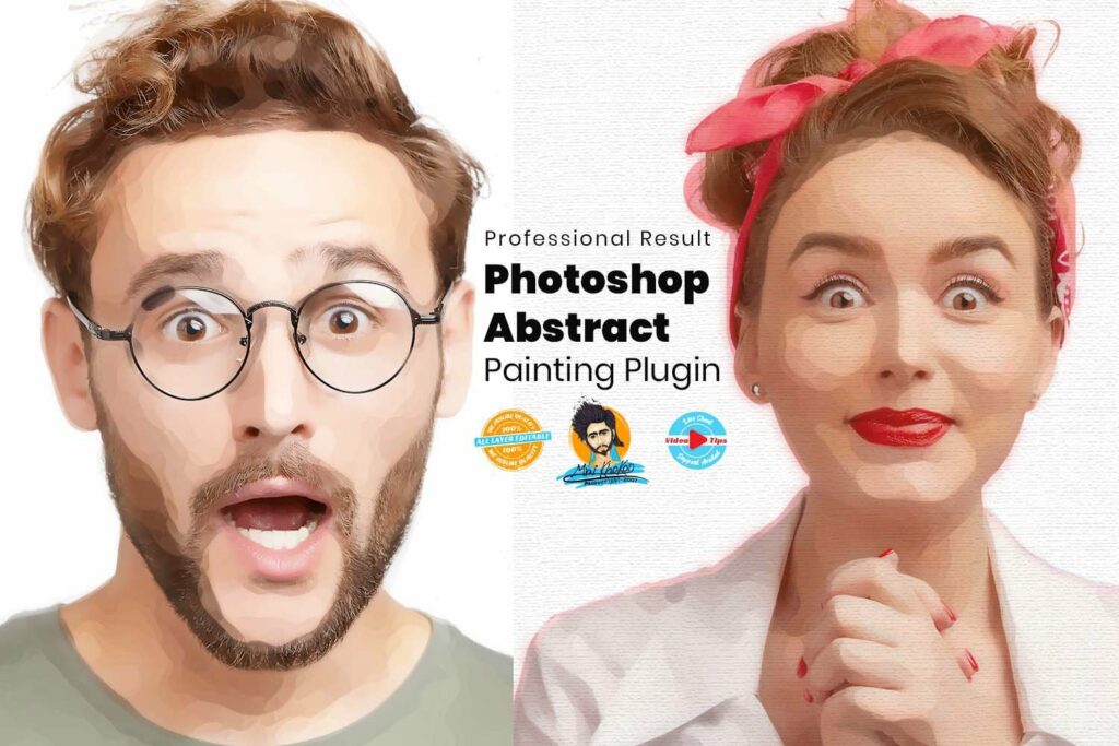 Photoshop Abstract Painting Plugin – MasterBundles