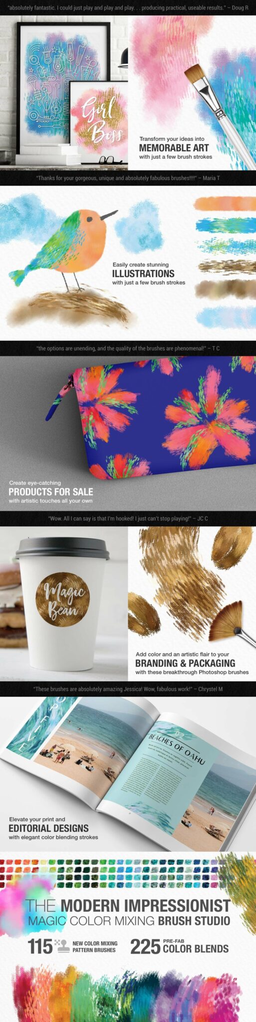 Modern Impressionist PS Brush Studio – MasterBundles