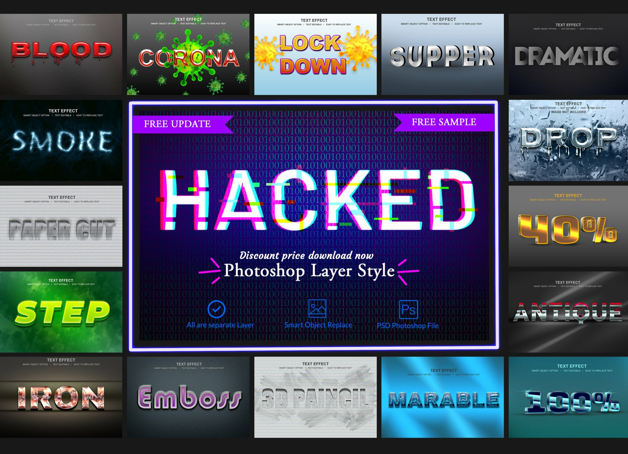 Photoshop Layer Style Bundle – MasterBundles