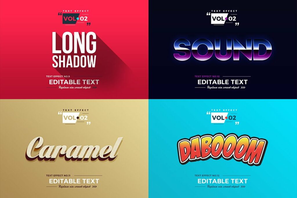 Photoshop Text Effects Volume 2 – MasterBundles