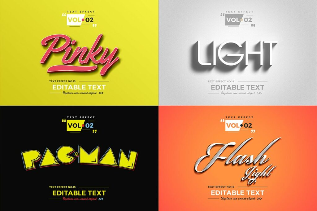 Photoshop Text Effects Volume 2 – MasterBundles