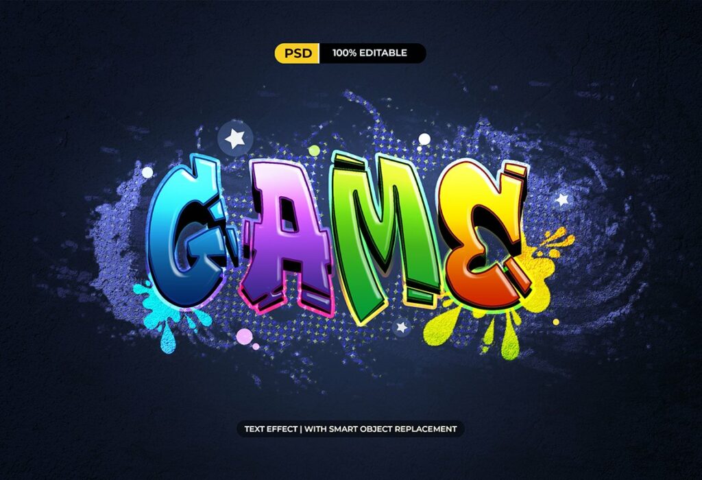 Graffiti PSD Text Effect Bundle – MasterBundles