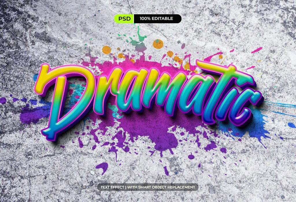 Graffiti PSD Text Effect Bundle – MasterBundles