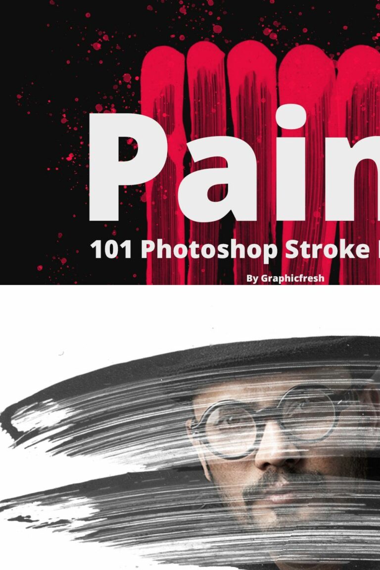 101 Photoshop Paint Stroke Brushes – MasterBundles
