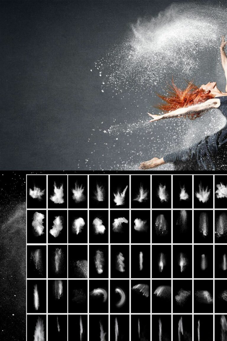 105 White powder overlays – MasterBundles