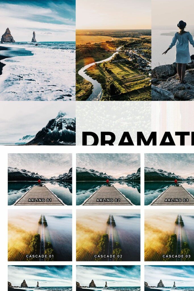 20 Dramatic Landscape LR Presets – MasterBundles