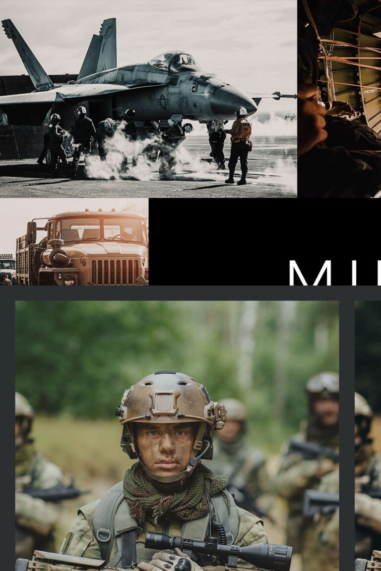 20 Military Lightroom Presets & LUTs – MasterBundles