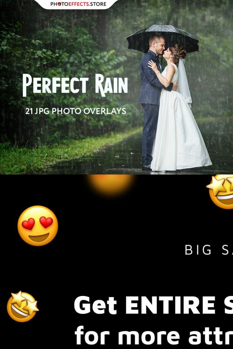 21 Rain Photo Overlays – MasterBundles