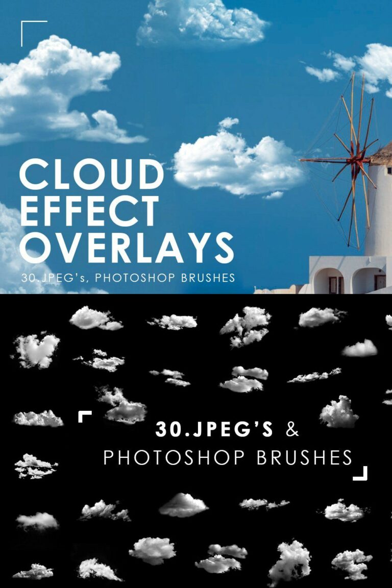 30 Realistic Cloud Overlays – MasterBundles
