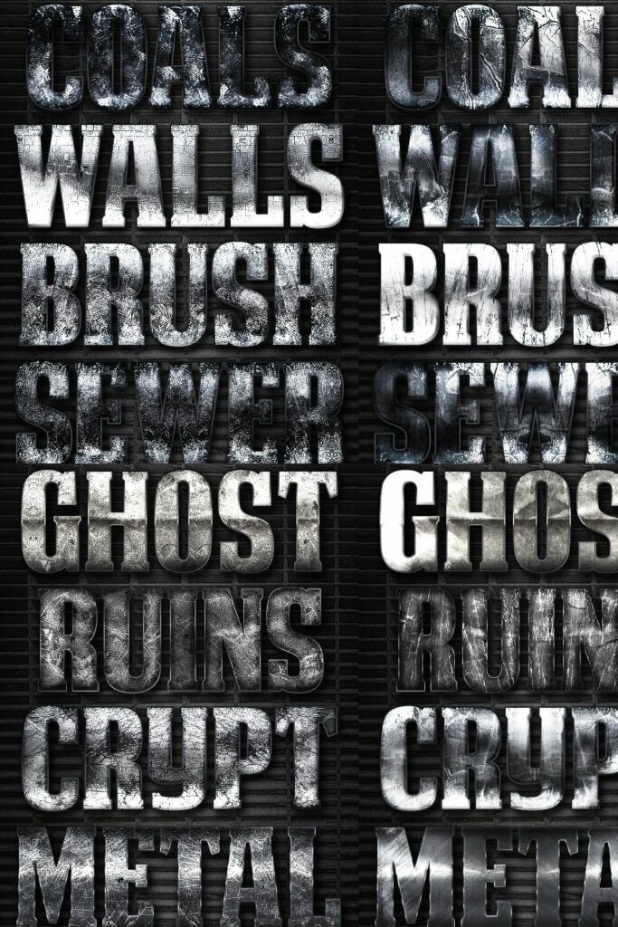 32 Extreme Grunge Layer Styles 1 – MasterBundles
