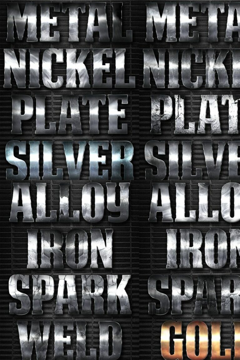 32 Extreme Metal Layer Styles 4 – MasterBundles
